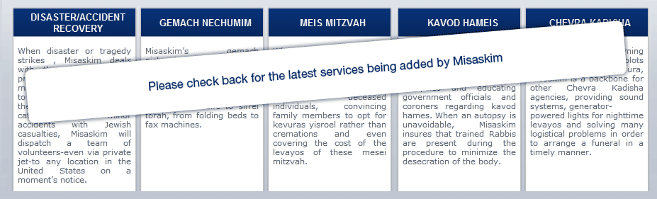 Misaskim: Understanding tragedy with compassion. Coodinating crisis ...